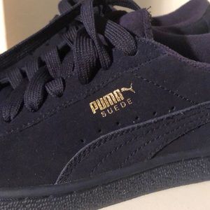Puma | Shoes | Puma Suede Blue Sneakers | Poshmark